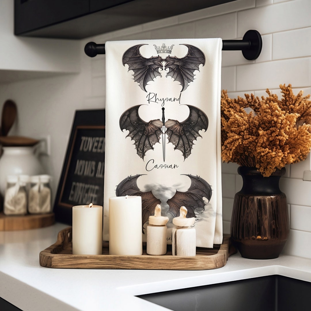 Bat Boy Tea Towel | Rhysand, Cassian, Azriel Gift | Acotar, Acomaf ...