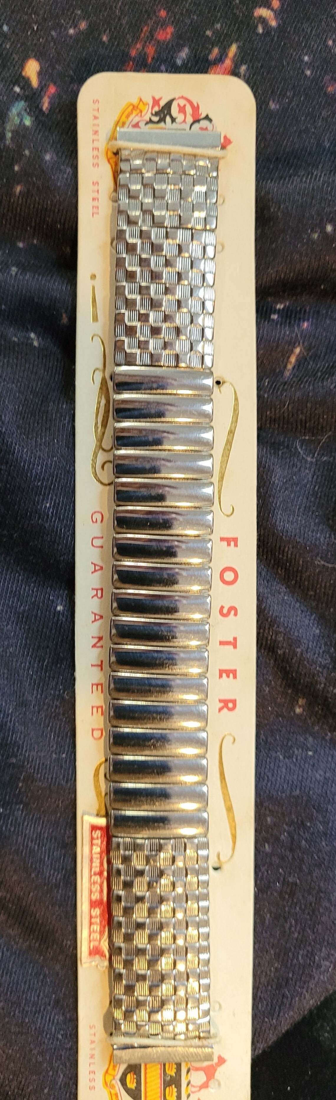 Foster Vintage 15.6mm Stainless Watch Band. New Old Stock 1950's - Etsy
