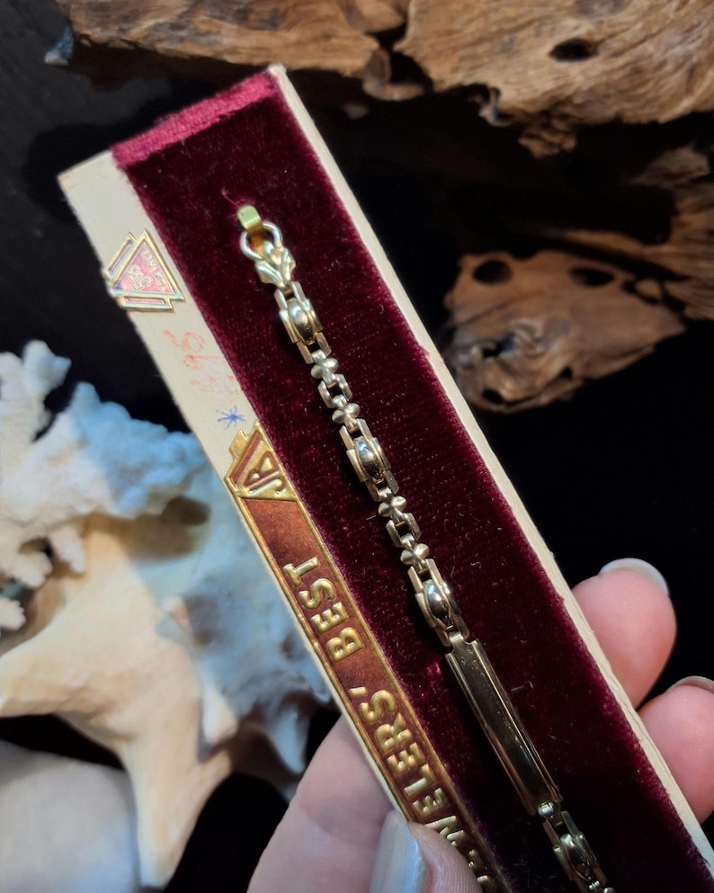 Vintage JB Gold Tone Fancy Watch Band - 1/20 12k Gold Fill. Very High ...