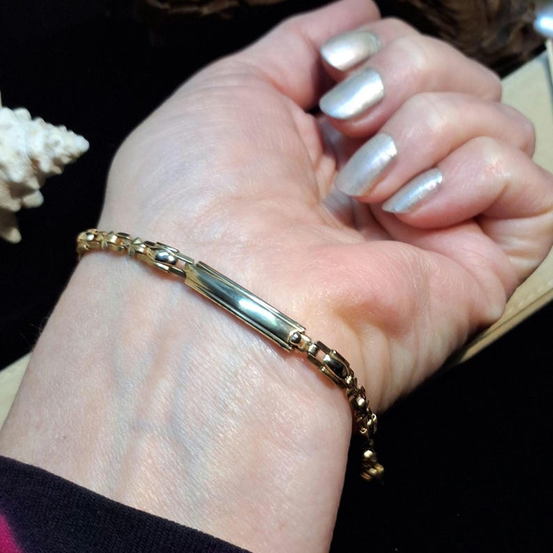 Vintage JB Gold Tone Fancy Watch Band - 1/20 12k Gold Fill. Very High ...