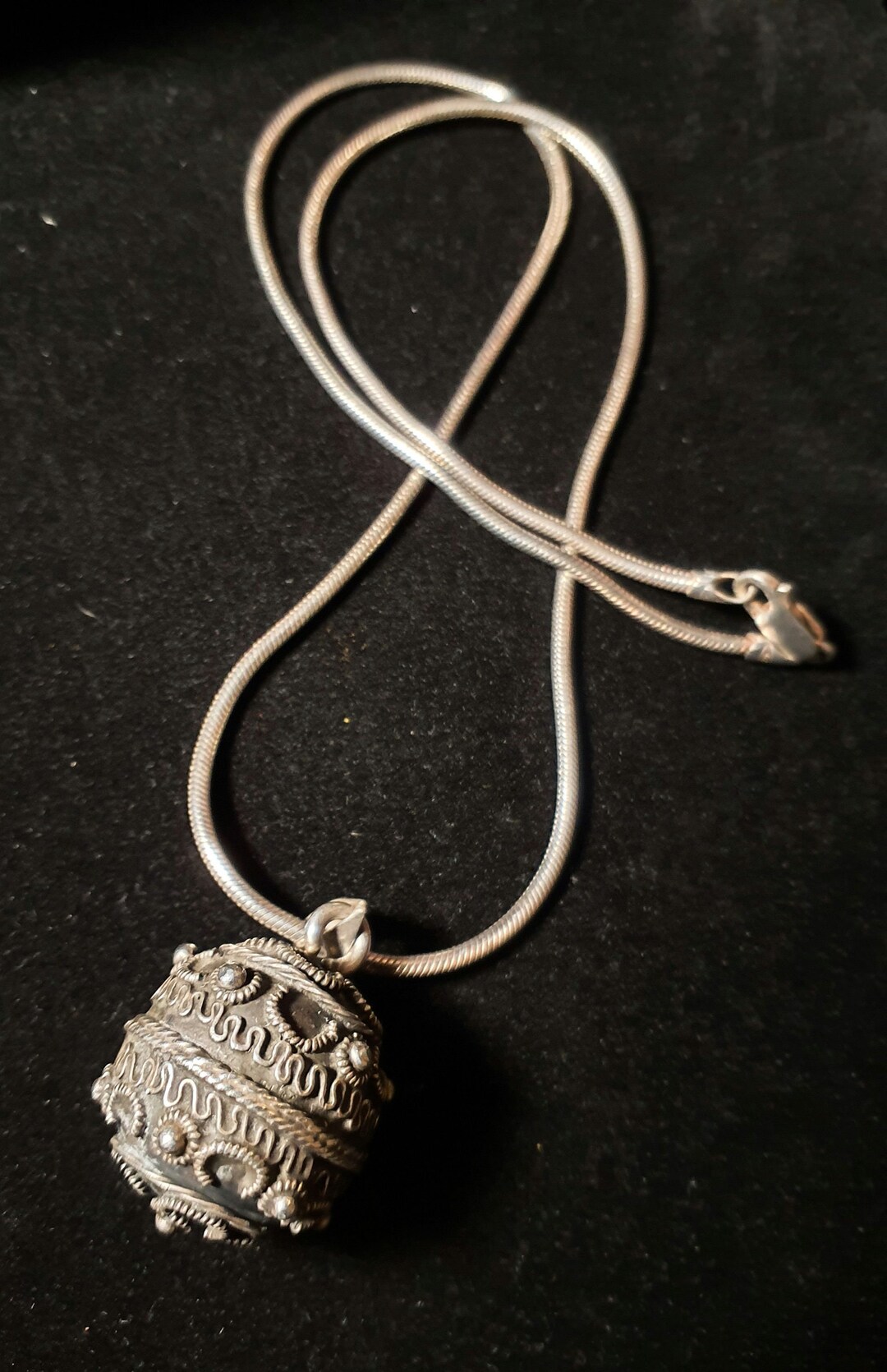 Harmony Bell Pendant Taxco TR-77 Baby Shower Gift - Etsy