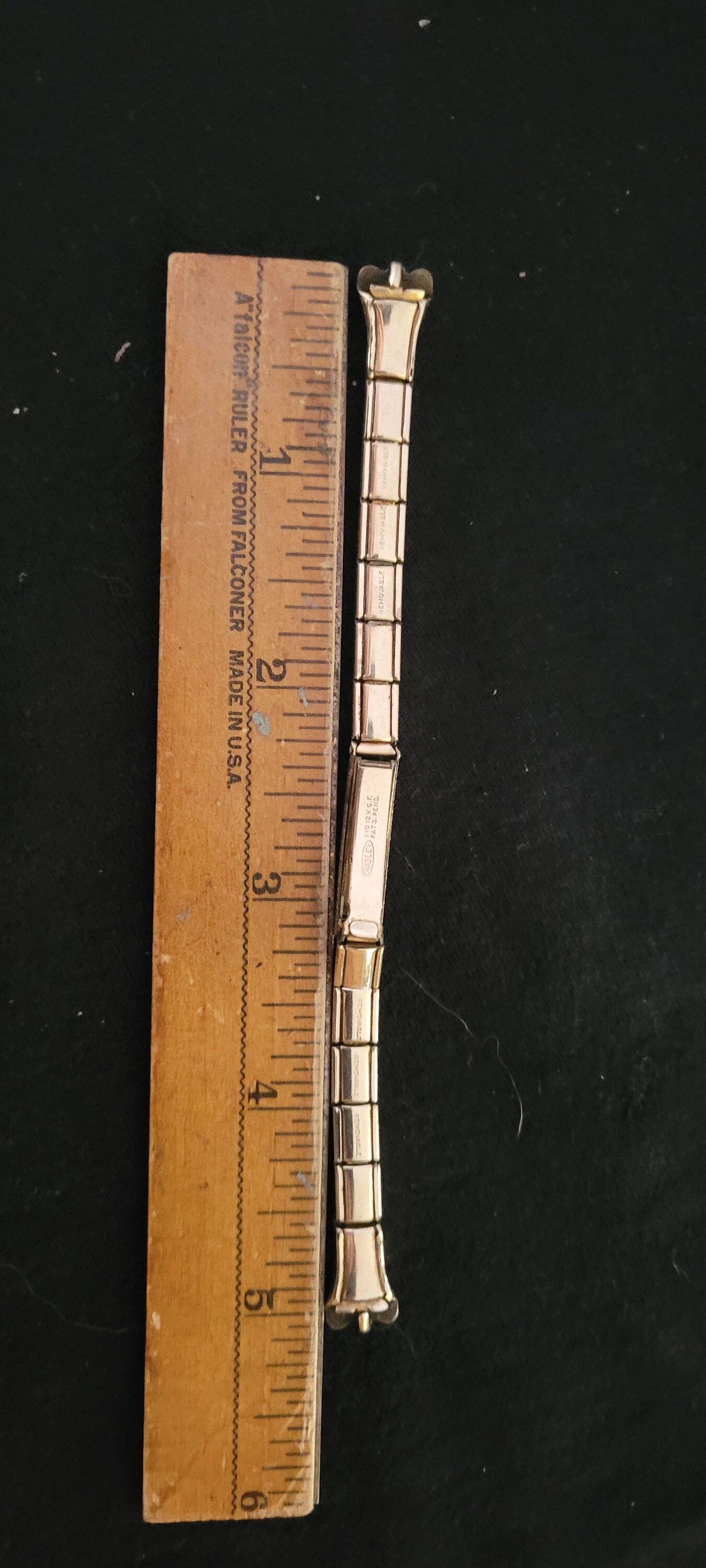 Hadley Watch Band 1920's Art Deco Gold Tone Engraved Filigree Band. - Etsy