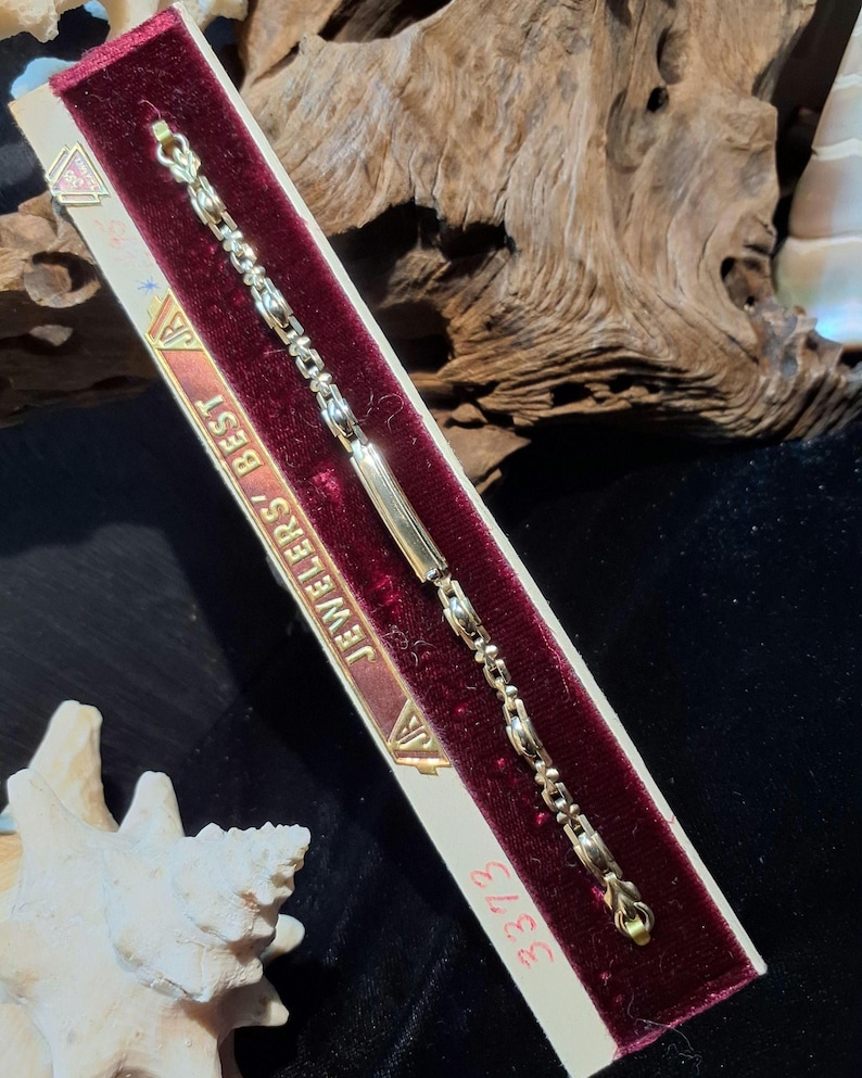 Vintage JB Gold Tone Fancy Watch Band - 1/20 12k Gold Fill. Very High ...
