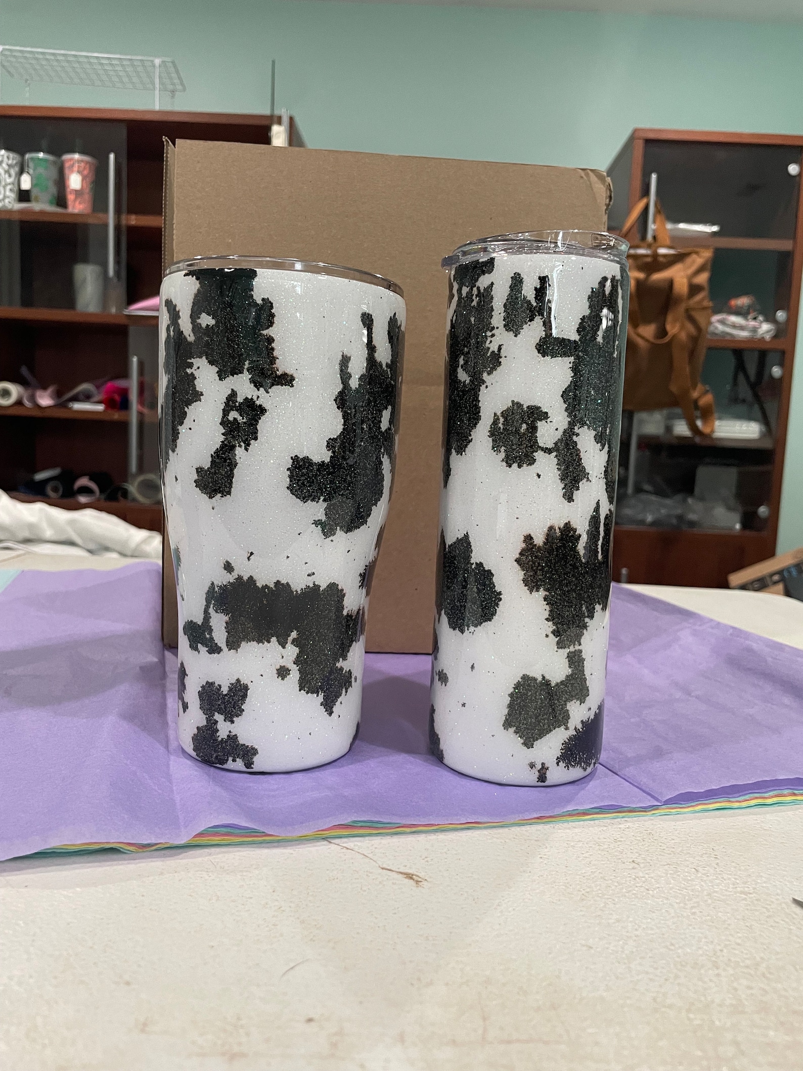 Cow Print Tumbler, Cow Print Cup, Cow Print Gift, Cow Print Lover, Cow ...