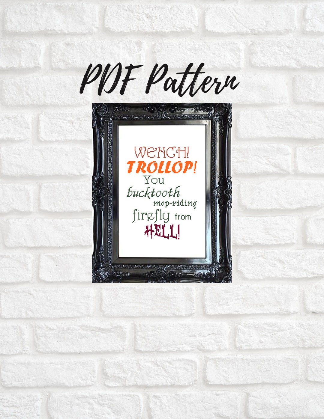 Hocus Pocus Cross Stitch Pattern, Modern Cross Stitch, Funny Cross ...