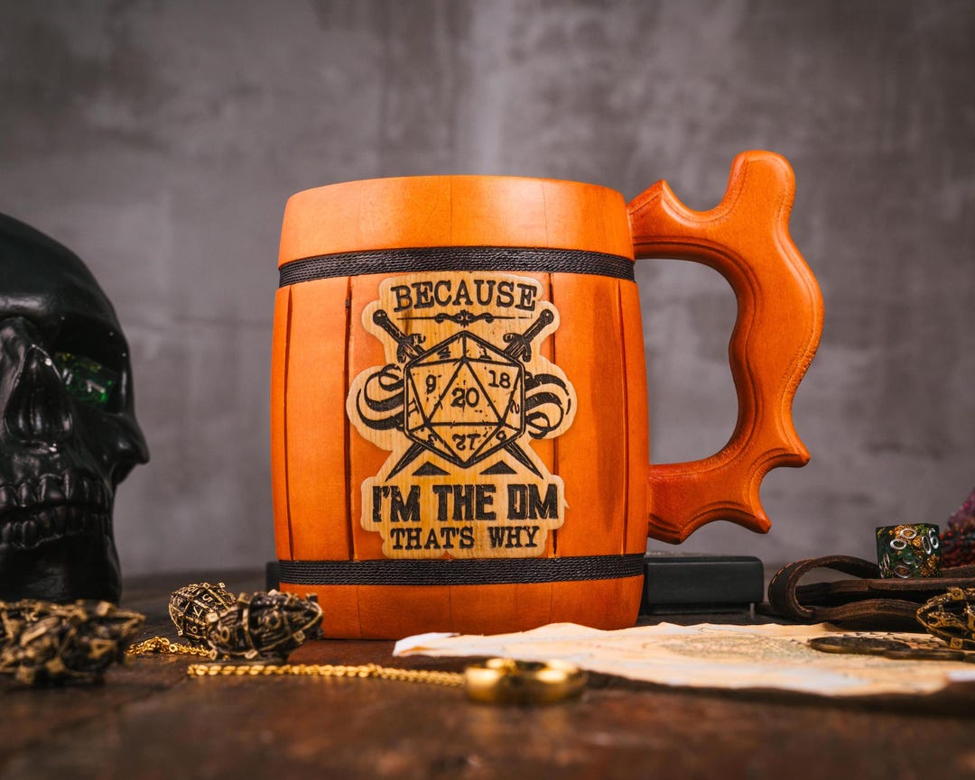 DM Beer Mug Dnd Custom Dungeons and Dragons Accessory D&D Gift - Etsy