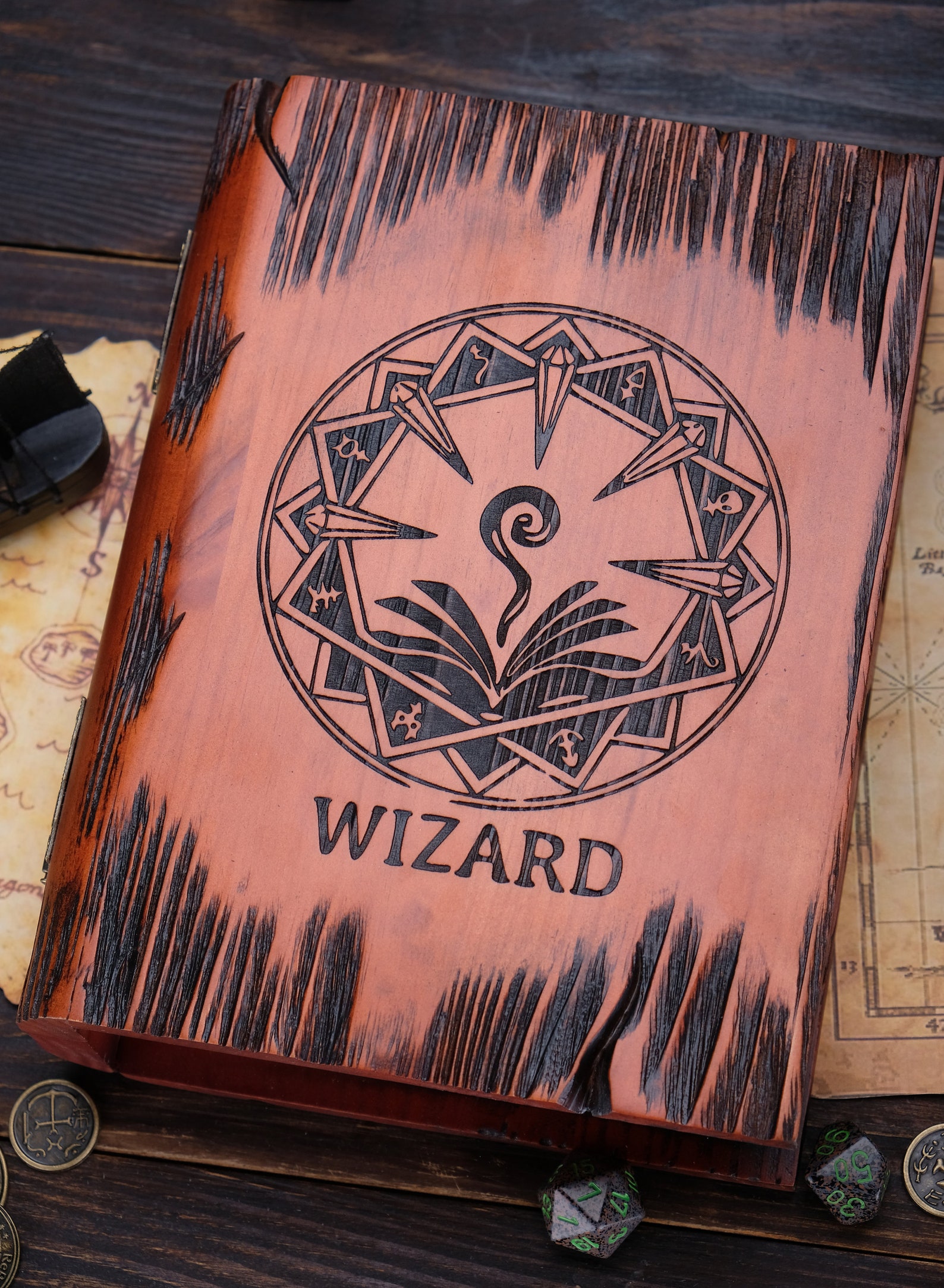 Dnd Dice Box Dungeons and Dragons Dice Box Book Dnd - Etsy