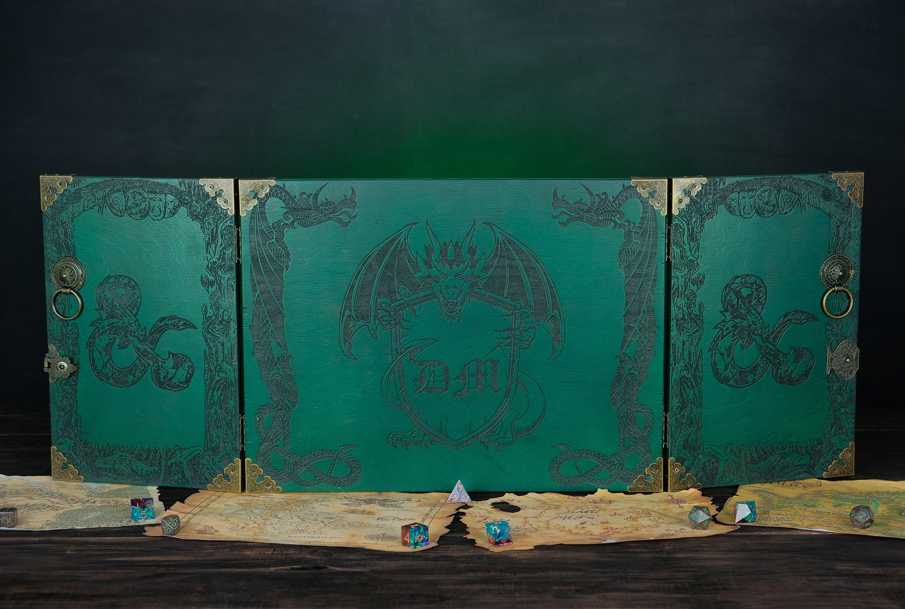 Dungeon Master Screen Wooden RPG Screen Gift Dnd Gift - Etsy Canada