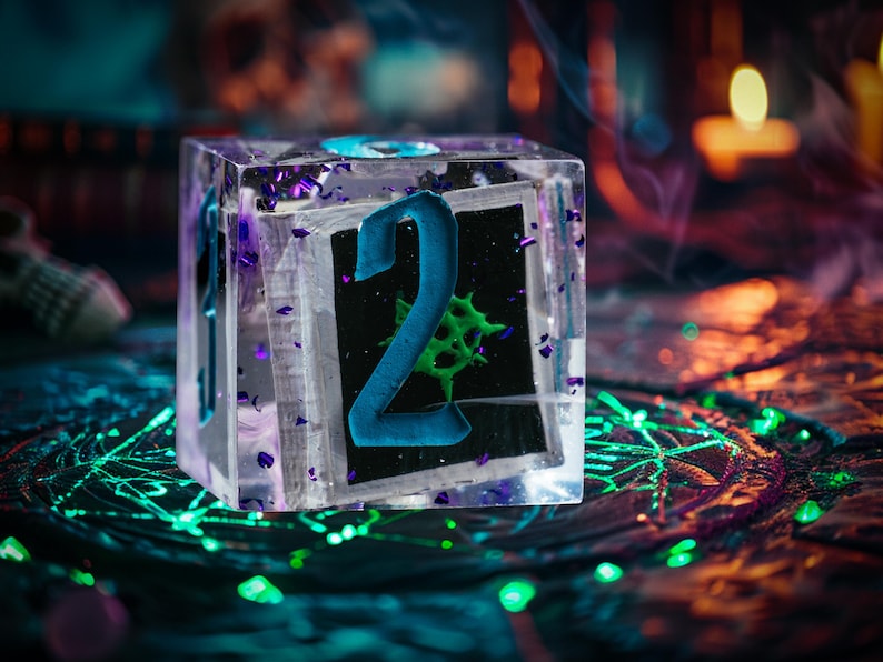 Demonbound Dice Set – Handcrafted DND Dice With Miniature Demons ...