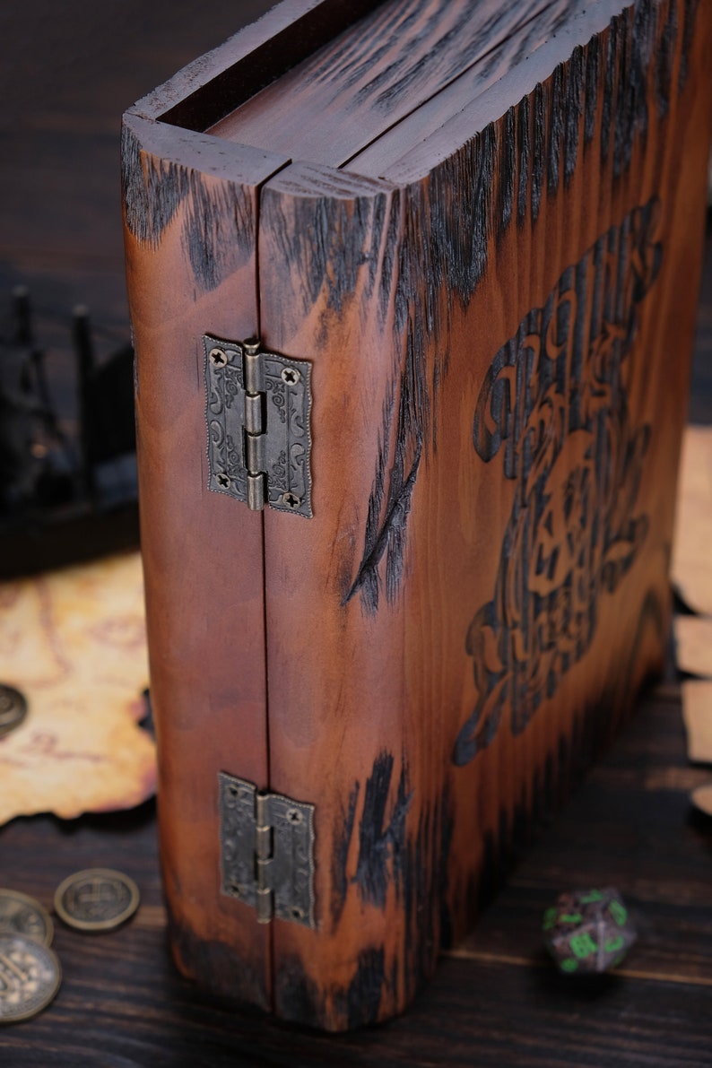 Dnd Dice Box Dungeons and Dragons Dice Box Book Dnd - Etsy