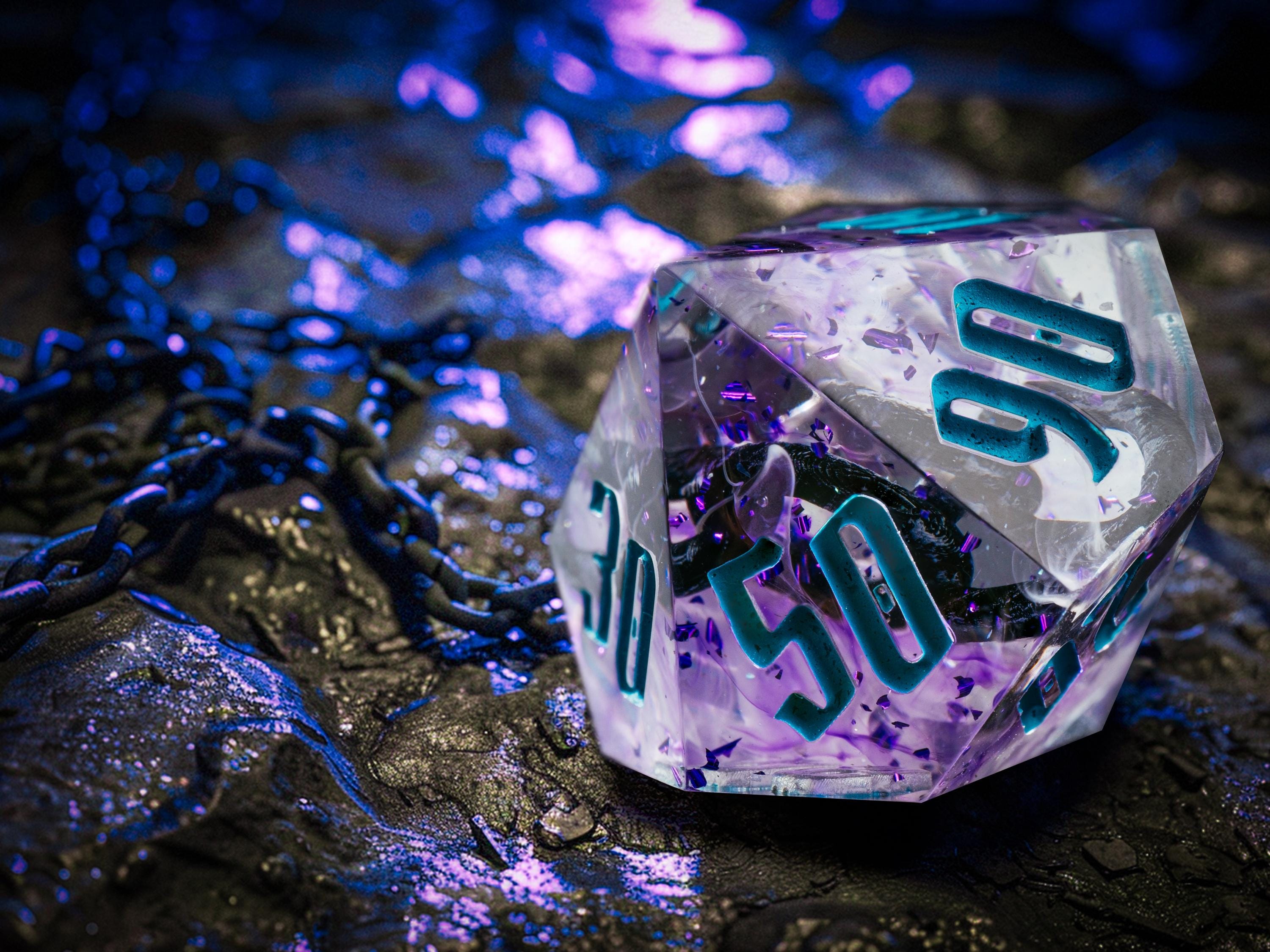 Demonbound Dice Set – Handcrafted DND Dice With Miniature Demons ...