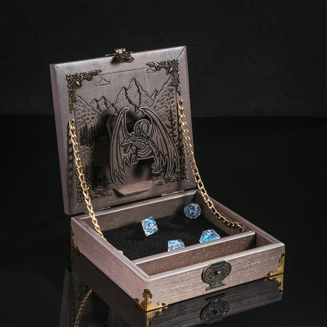 Dnd Dice Tower Storage, Perfect Dnd Box, LOTR, Custom Personalized Dice ...