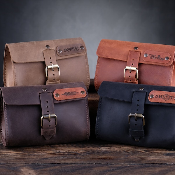 Leather Dice Bag - Etsy