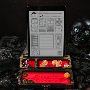 Dnd Vault Old Wood Dnd Dice Case Custom Dice Box Storage Dice Rolling ...