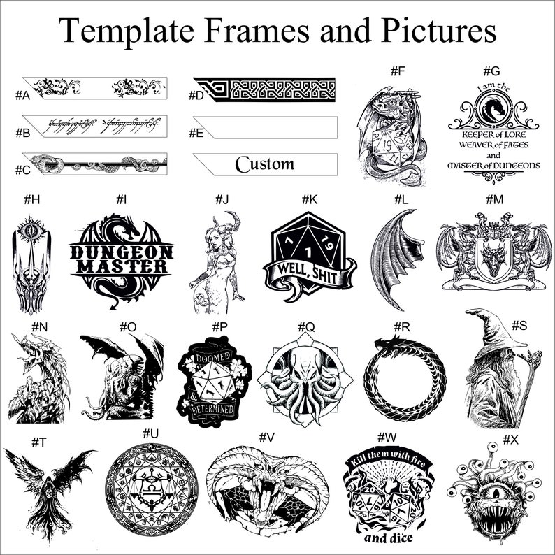 Personalized Wooden Dungeon Master Screen: Custom Engraved DM Screen - Etsy