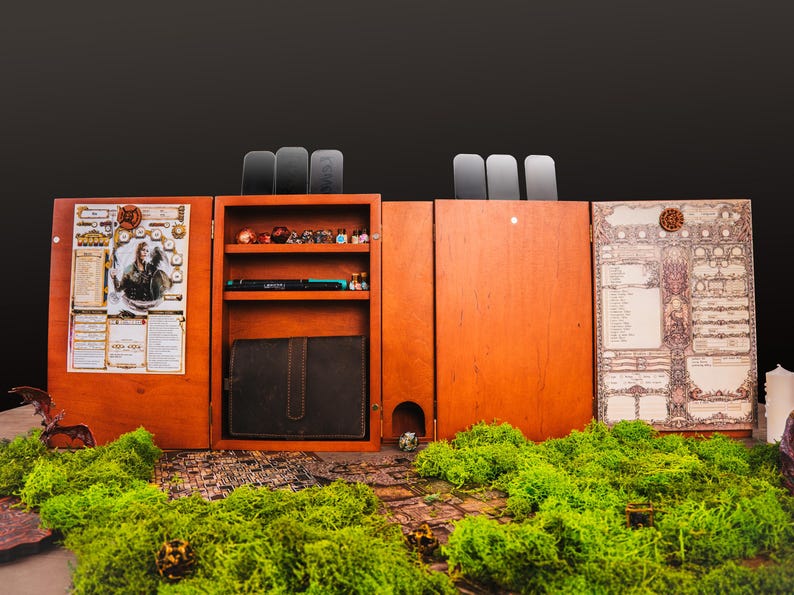 Customizable DM Screen With Dice Tower: Dnd, Daggerheart, RPG Gift ...