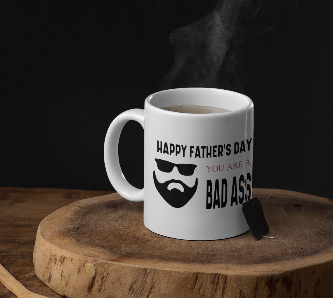 Bad Ass Father Mug Best Father's Day Gift Best Present | Etsy