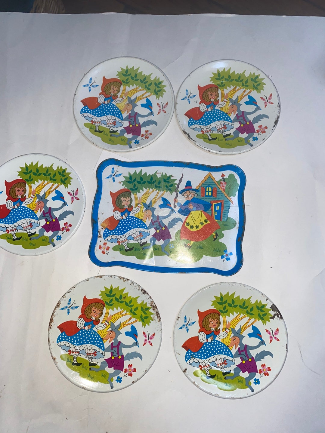 Vintage Pretend Play 1960’s Tin Play Set - Etsy Australia