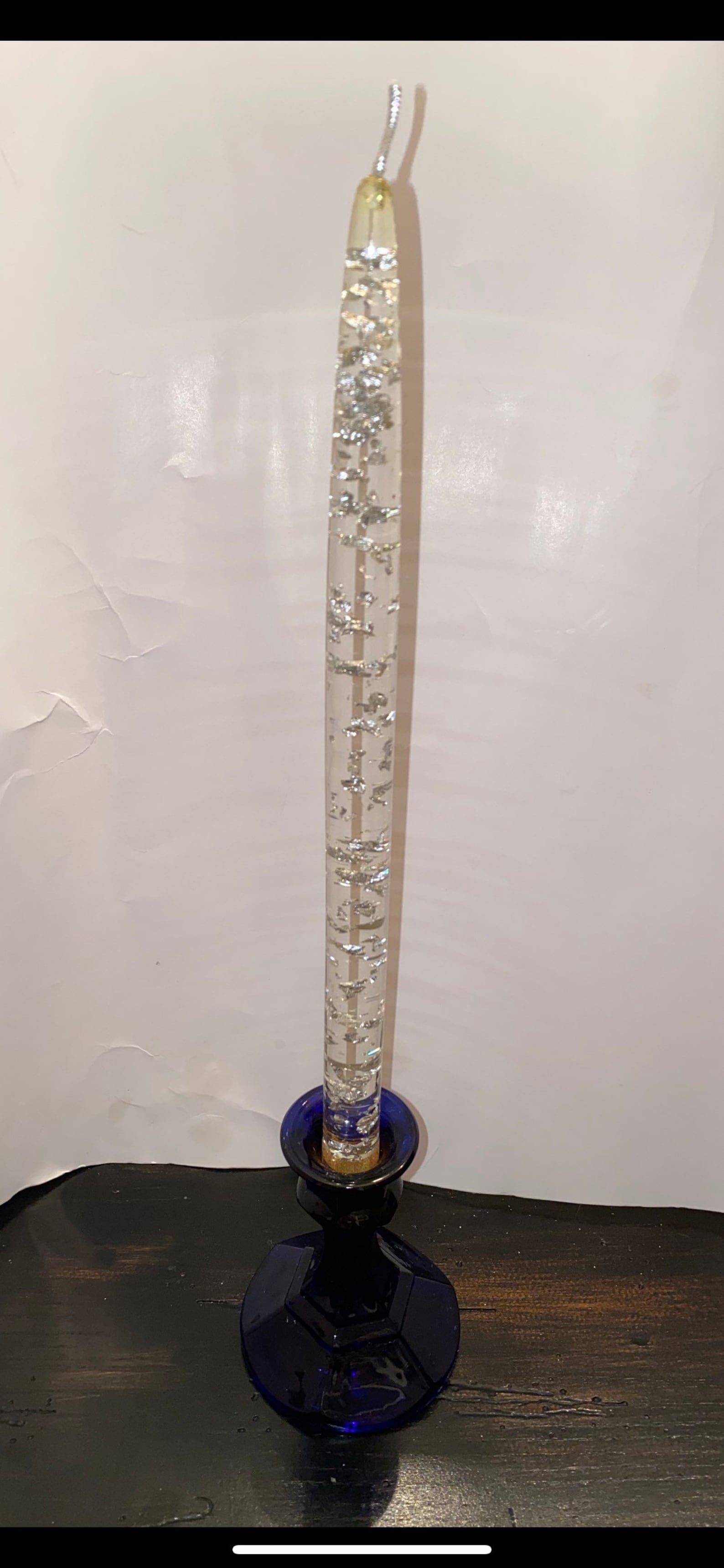 Single Blue Cobalt Candle Holder - Etsy