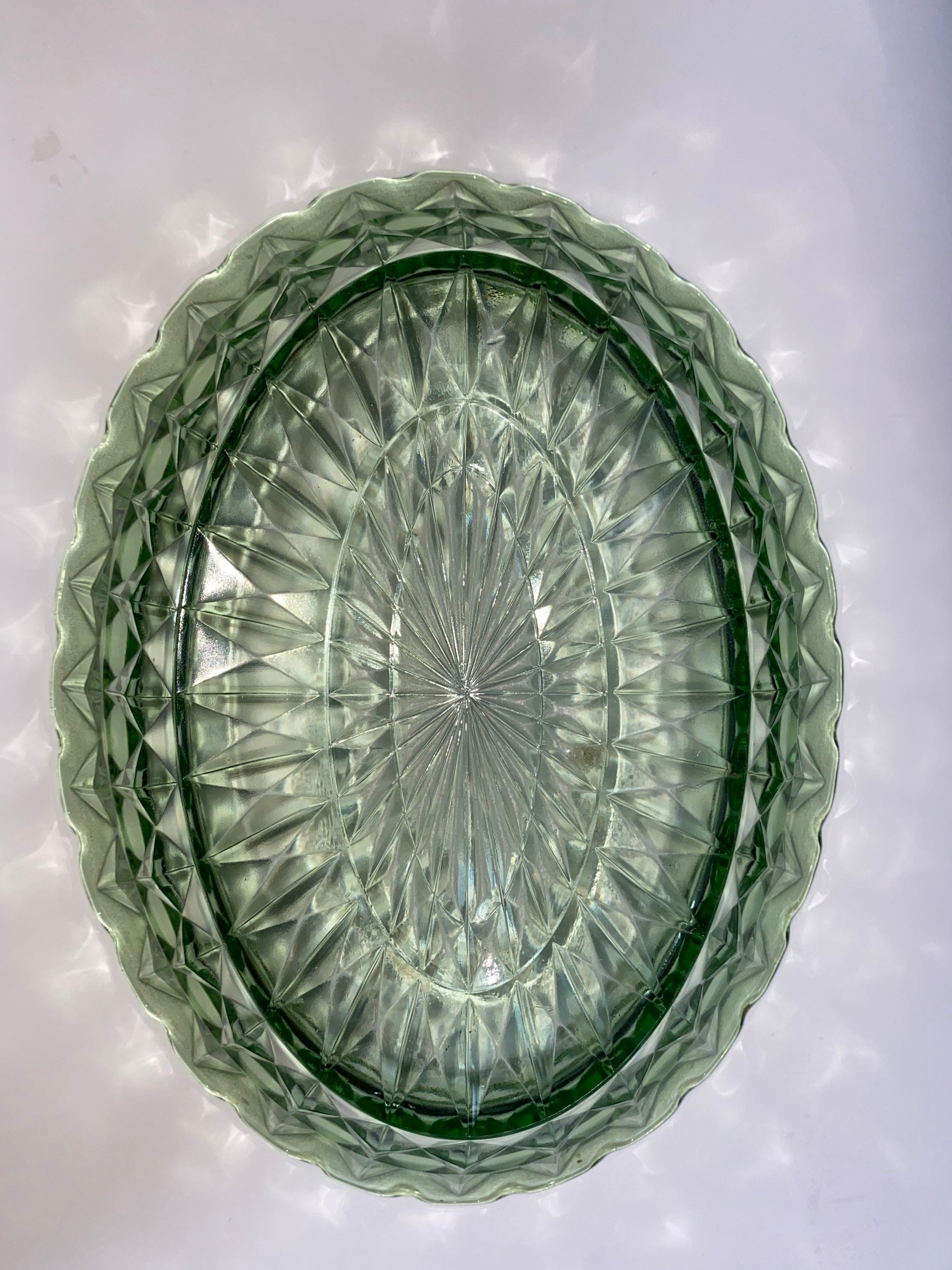 Uranium Diamond Point Serving Tray - Etsy