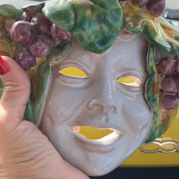 Bacchus Mask - Etsy