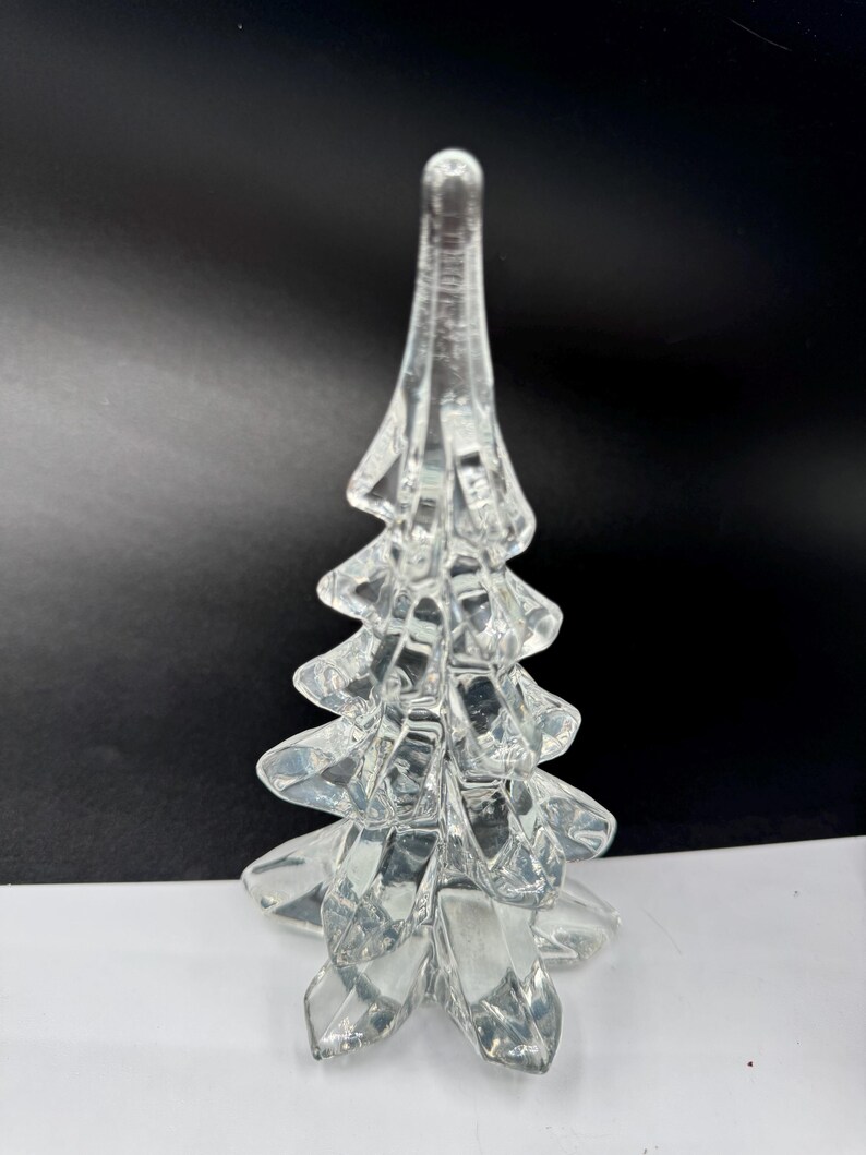 Vintage Glass or Crystal Pine Tree - Etsy