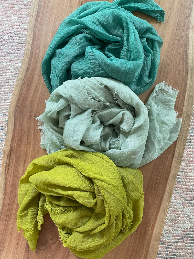 Gauze Scarf, Cotton Scarf, Mother’s Day Gift , Summer Scarf, Head Wrap ...