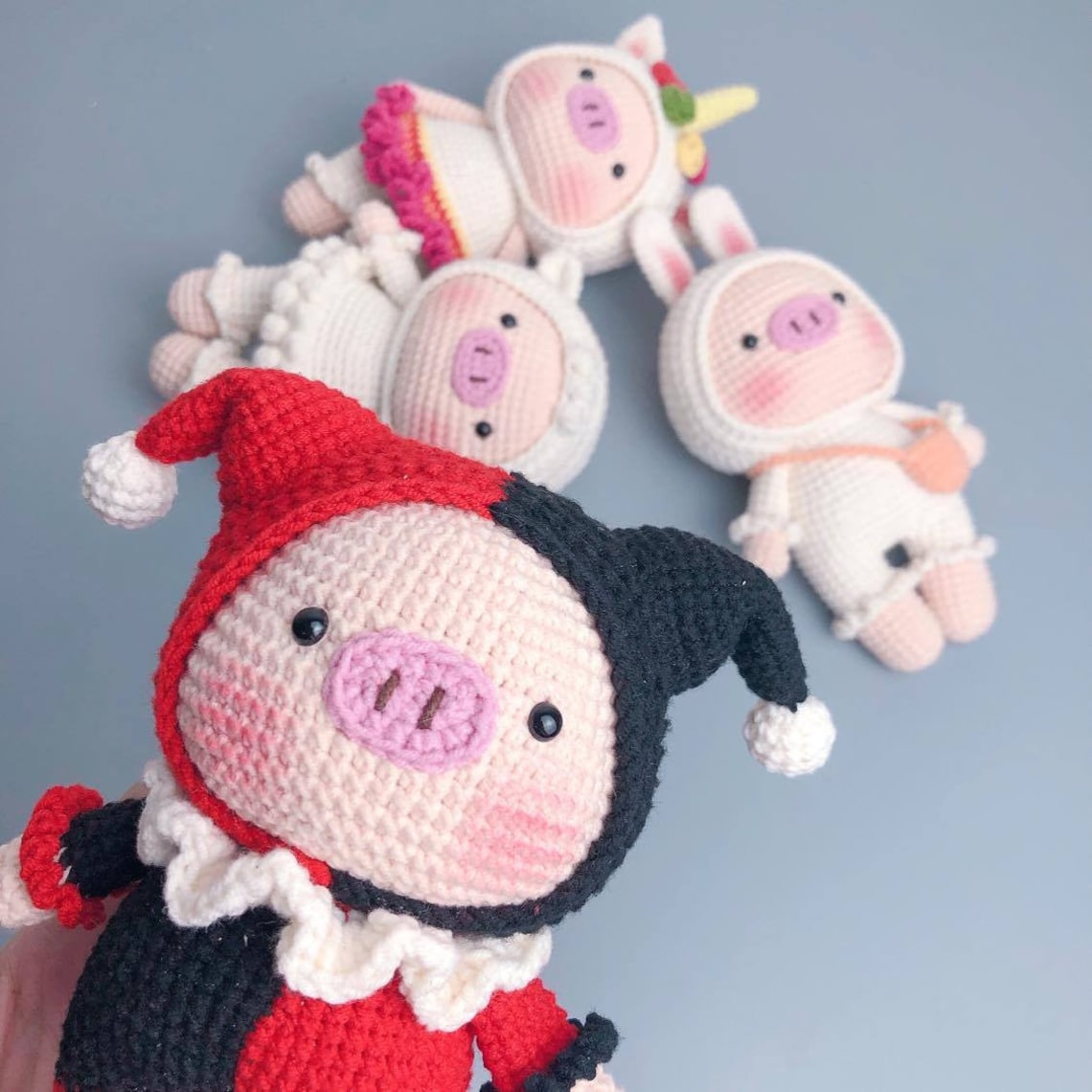 The Harley Quinn Pig (comic Version) Crochet Amigrurumi Doll – Digital ...