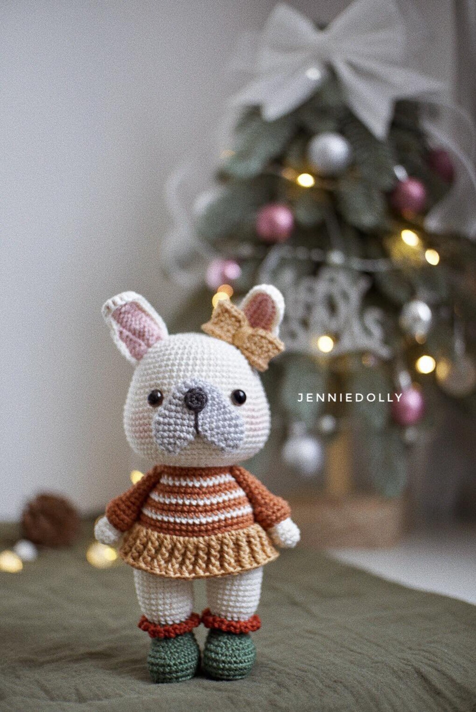 Cookie the Frenchie Amigurumi Crochet PDF Pattern Instant - Etsy