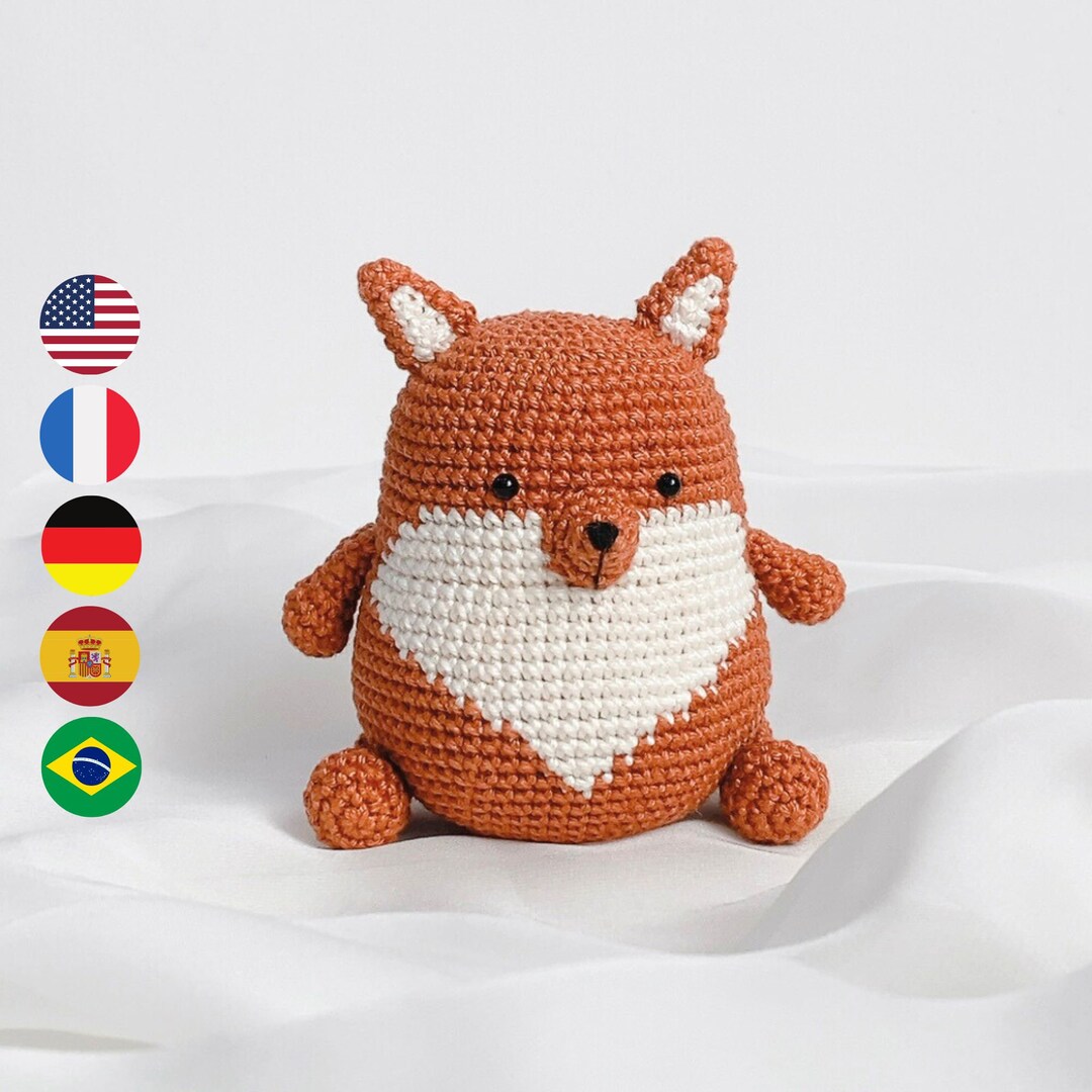 Toby the Fox Amigurumi Crochet Doll Pattern (digital PDF) - Etsy