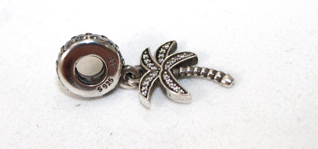 Pandora Sterling Silver Sparkling CZ Dangling Palm Tree Charm - Etsy