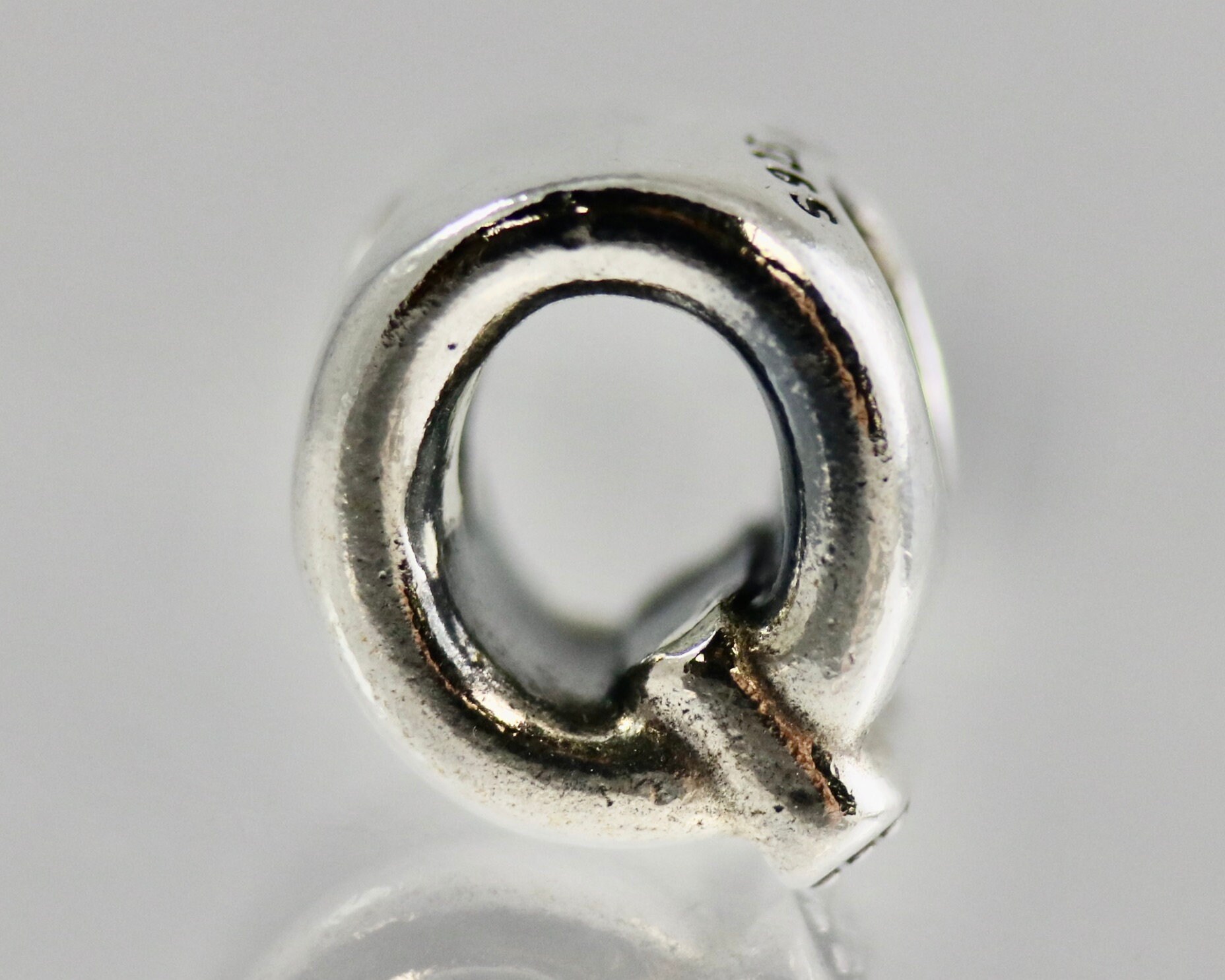 Authentic Pandora Letter Q Alphabet Charm 797471 | Etsy