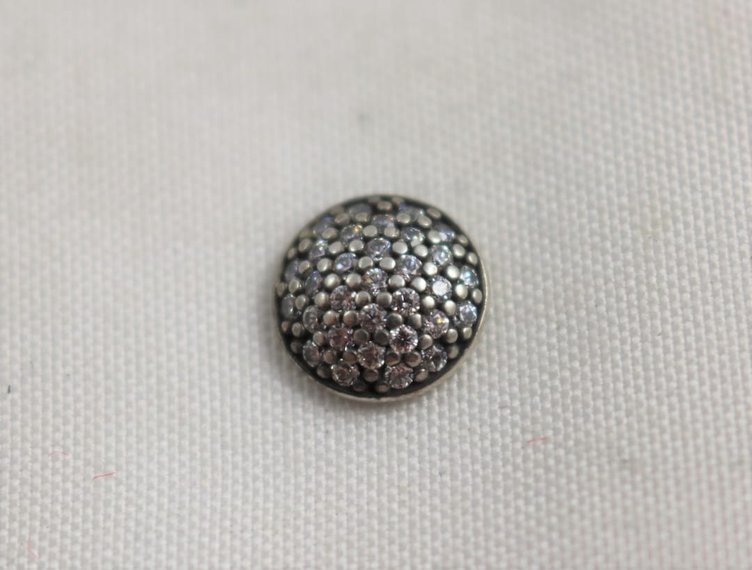 Authentic Pandora Petite Floating Locket Charm Sterling Silver CZ ...