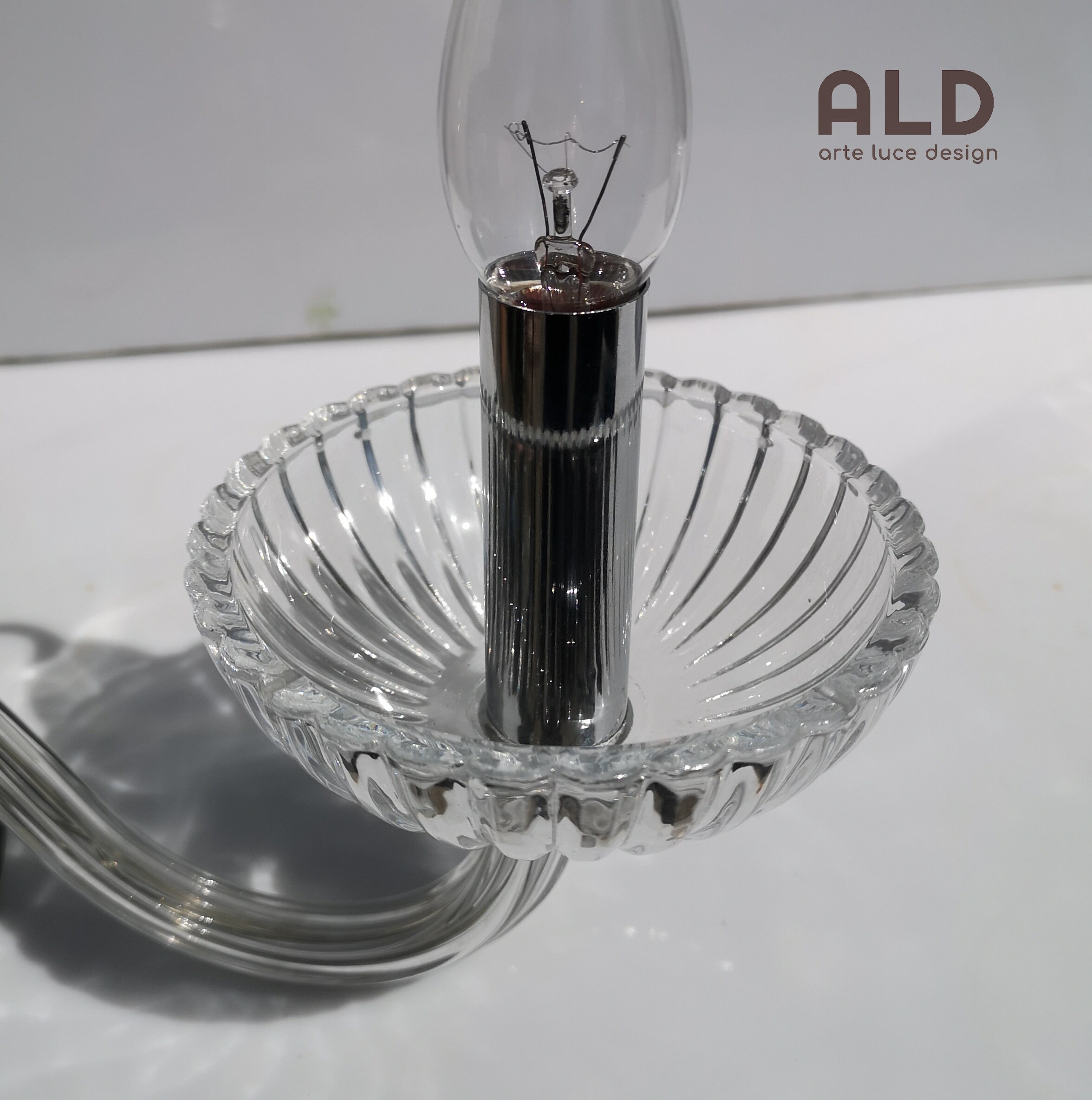 Bobeche Transparent Crystal Glass Cup Replacement Chandelier Applique ...