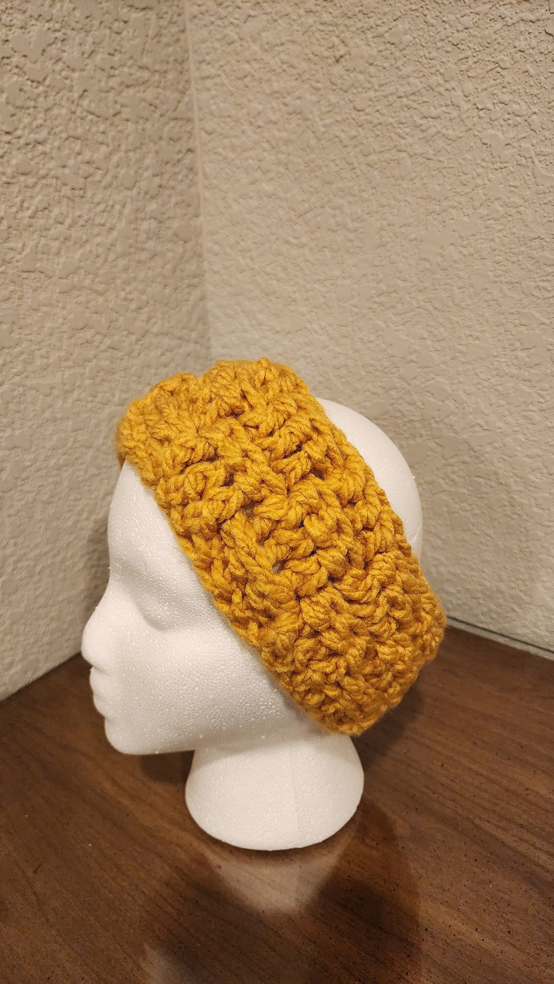 Mustard Yellow Brick Ear Warmer - Etsy