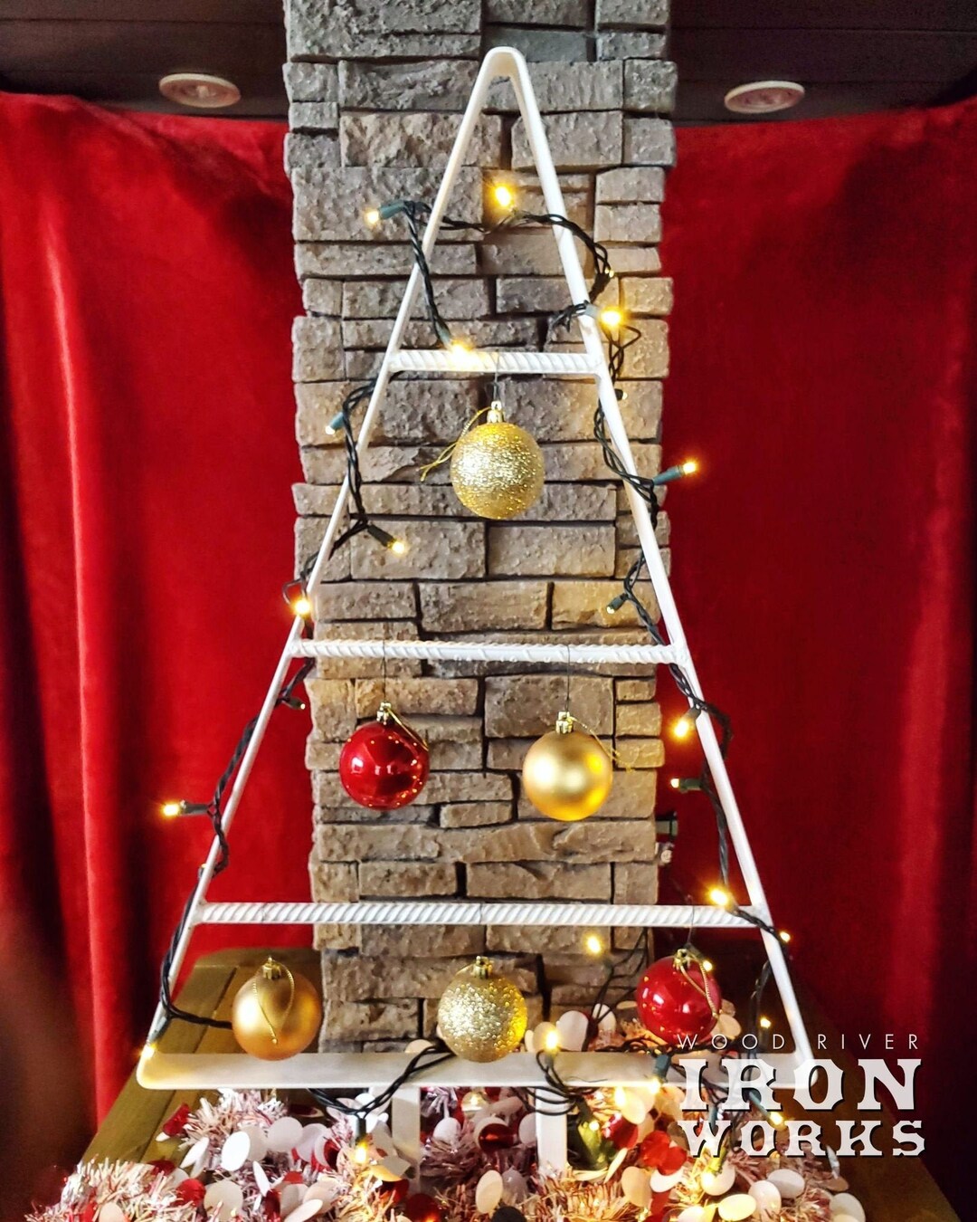 Metal Christmas Tree, Rebar Pine Trees With Metal Frame, Tree ...