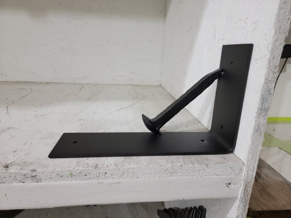Shelf Bracket Railway Spike Shelf Bracket Shelf Support - Etsy