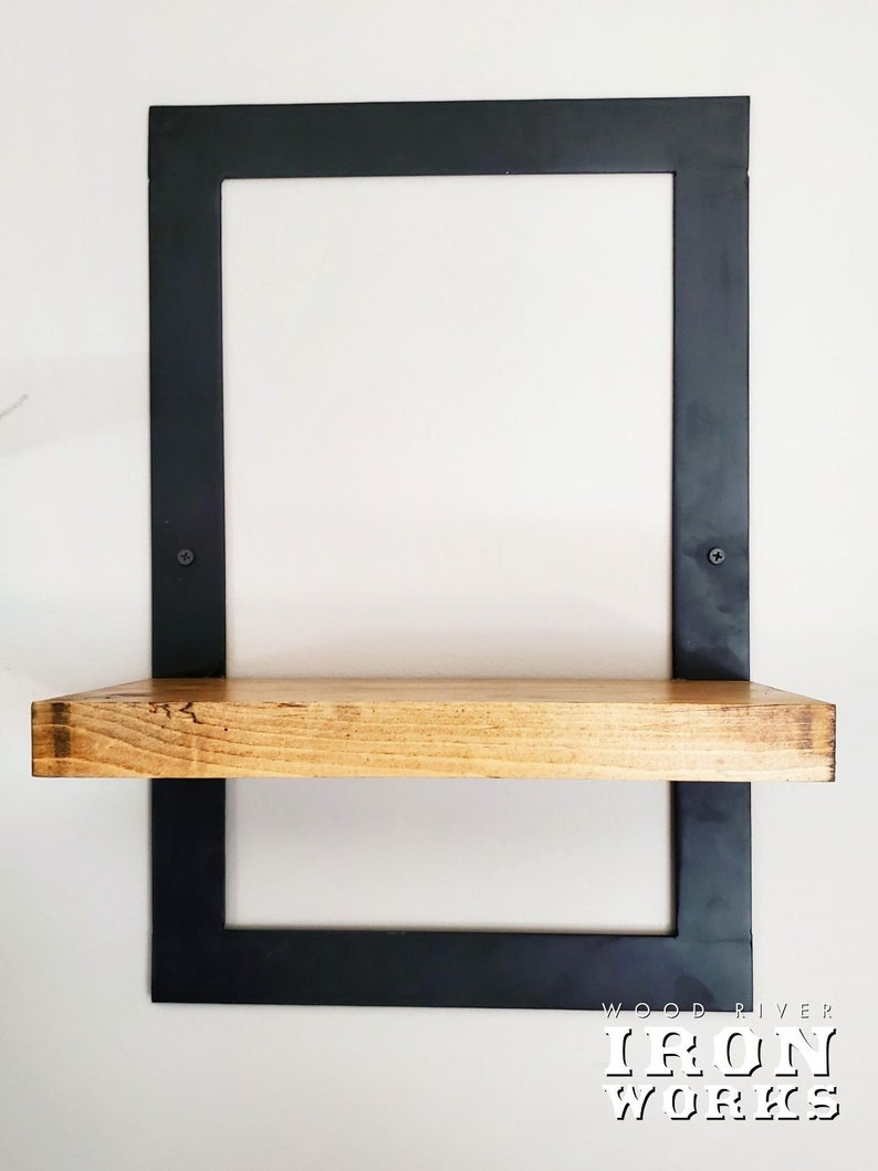 Metal Framed Shelf Modern Shelf Picture Frame Shelf - Etsy Canada