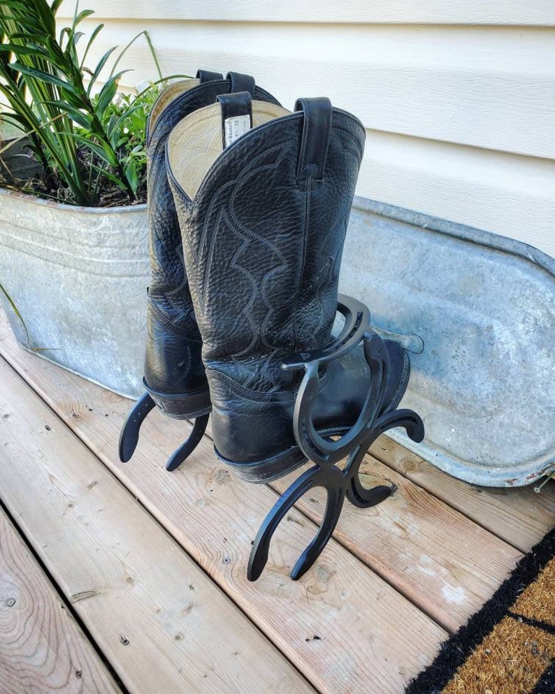 Horseshoe Boot Rack Shoe Storage Horseshoe Boot Rack - Etsy