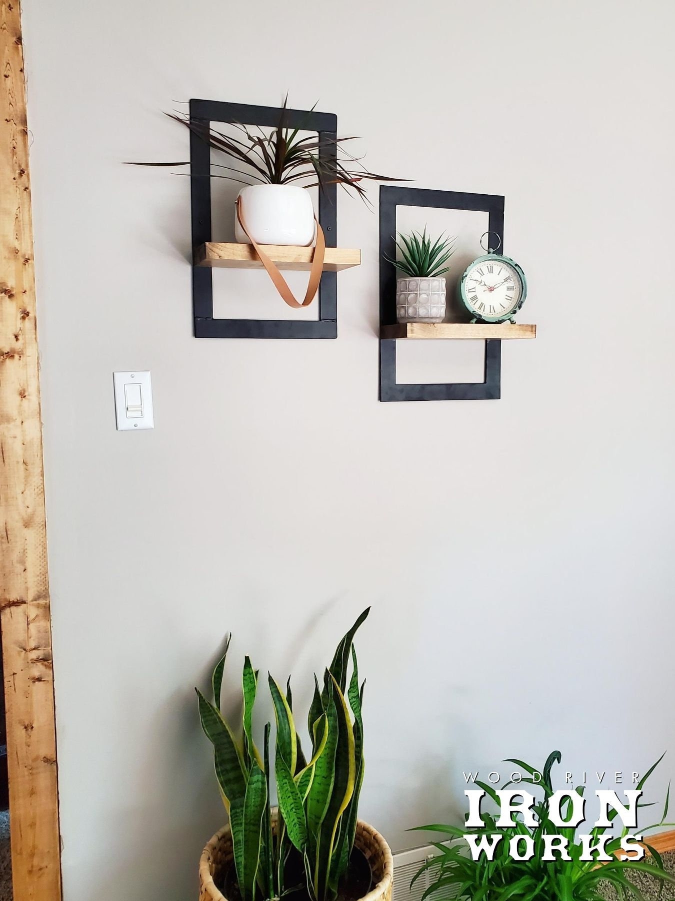 Metal Framed Shelf Modern Shelf Picture Frame Shelf - Etsy Canada