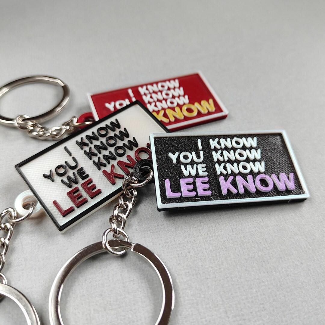 STRAY KIDS "lee Know" Keychain - Etsy