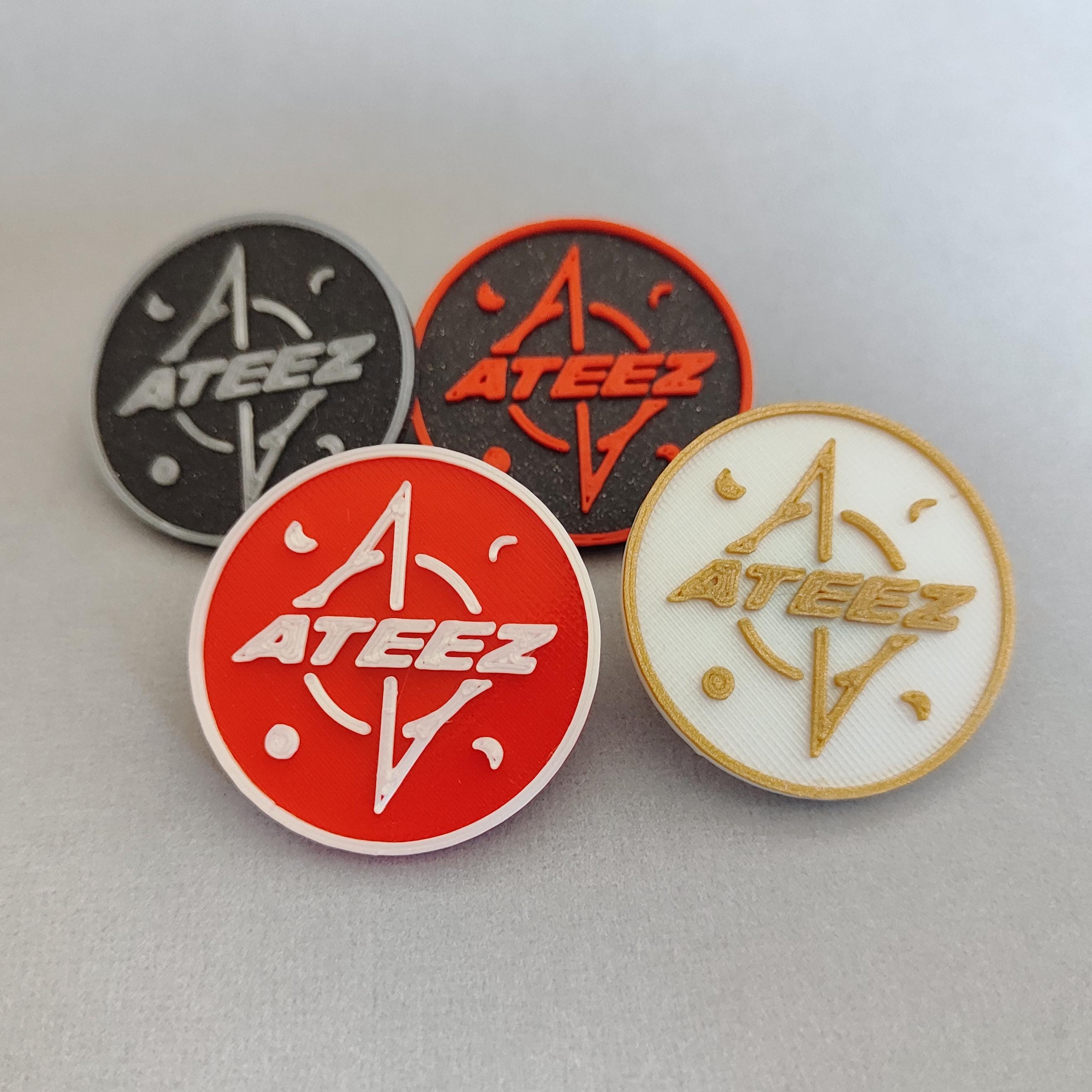 ATEEZ Captain Logo Pin and Keychain ATEEZ Version - Etsy