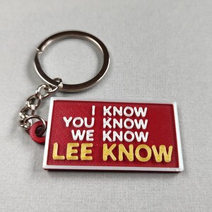 STRAY KIDS "lee Know" Keychain - Etsy