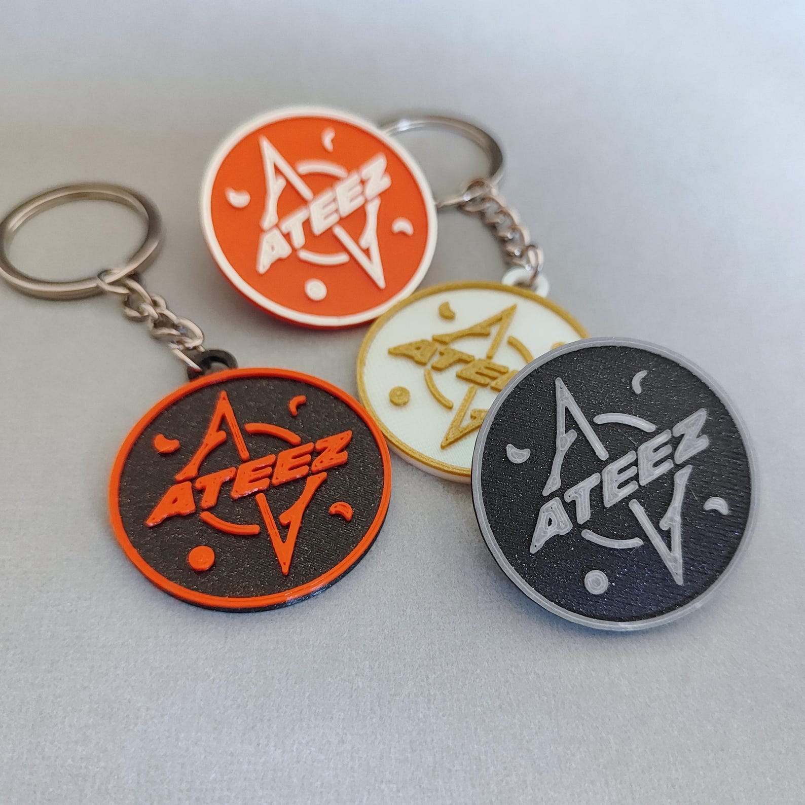 ATEEZ Captain Logo Pin and Keychain ATEEZ Version - Etsy