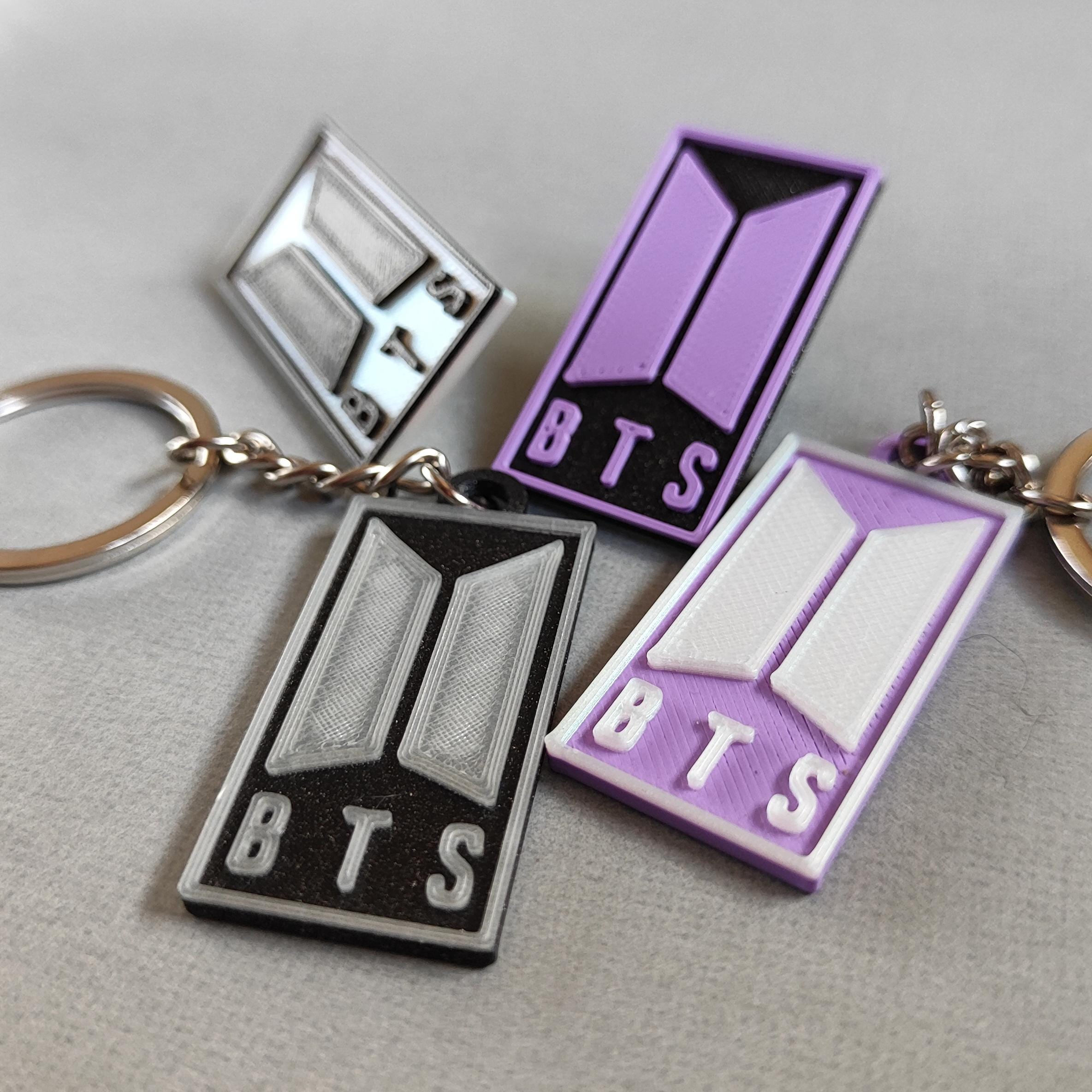 BTS Logo Pin and Keychain - Etsy