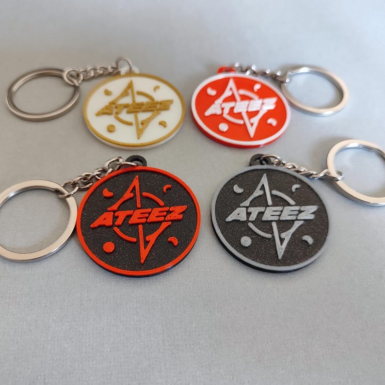ATEEZ Captain Logo Pin and Keychain ATEEZ Version - Etsy