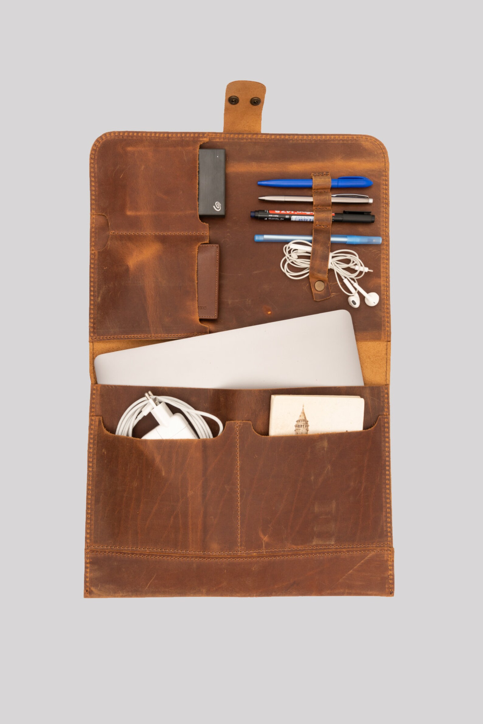 MacBook Pro 13 Case MacBook Air 13 Case Organizer Leather Laptop Case ...