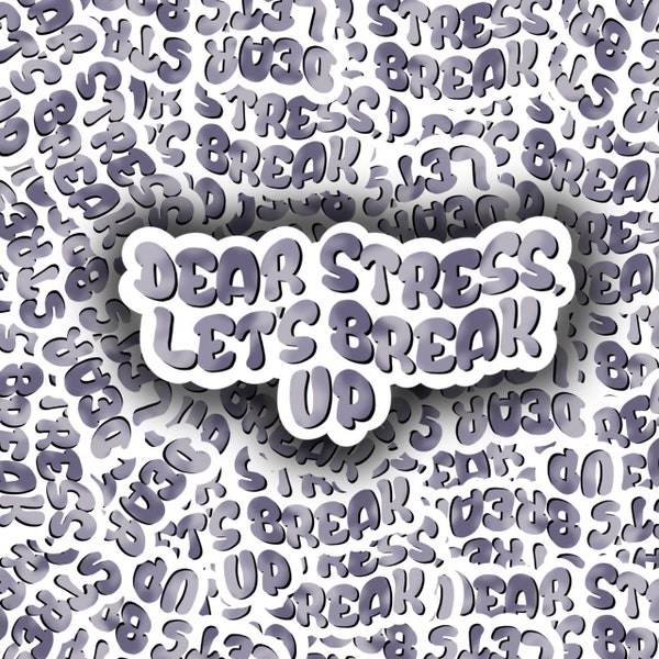 Anxiety Sticker - Etsy