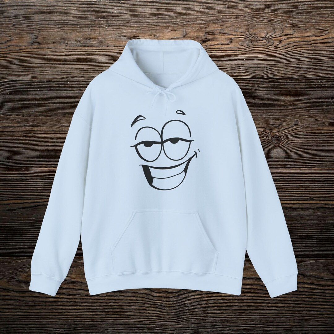 Spread Joy With Our Happy Emoji Smiley Face Hoodie Unisex, Comfortable ...