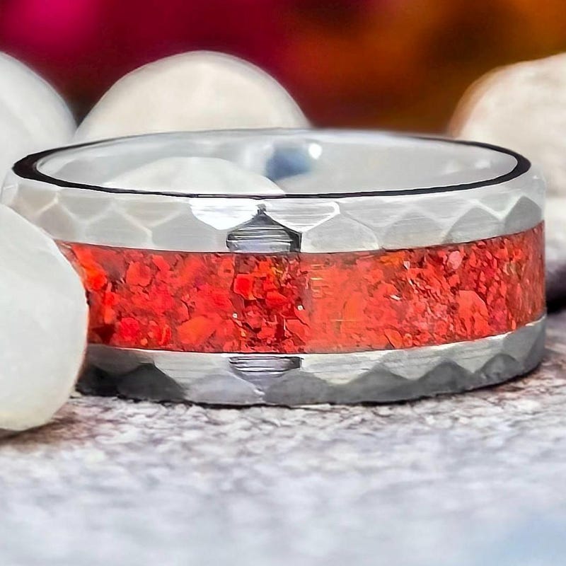 Tungsten Ruby Ring - Etsy